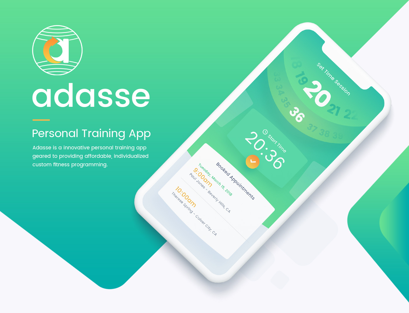 Fitness and Gym Mobile App UI UX and Website Design by Uikreative