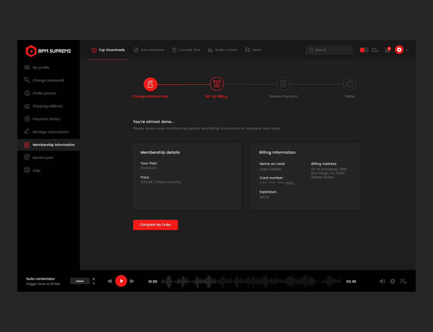 UX / UI and Website Design for Music DJs and Producers by Uikreative